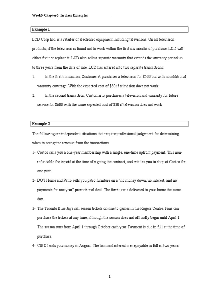 Week5 Ch6 in Class Examples-Print | PDF | Business | Market (Economics)