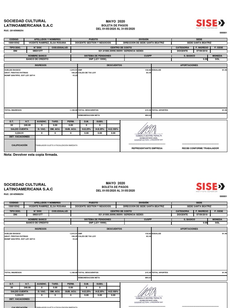 Boleta PDF | PDF | Economias | Business