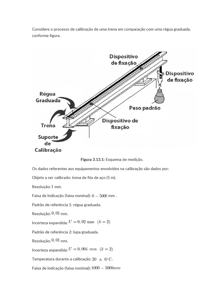 Cálculo de Incerteza de Uma Trena | PDF | Medição | Análise