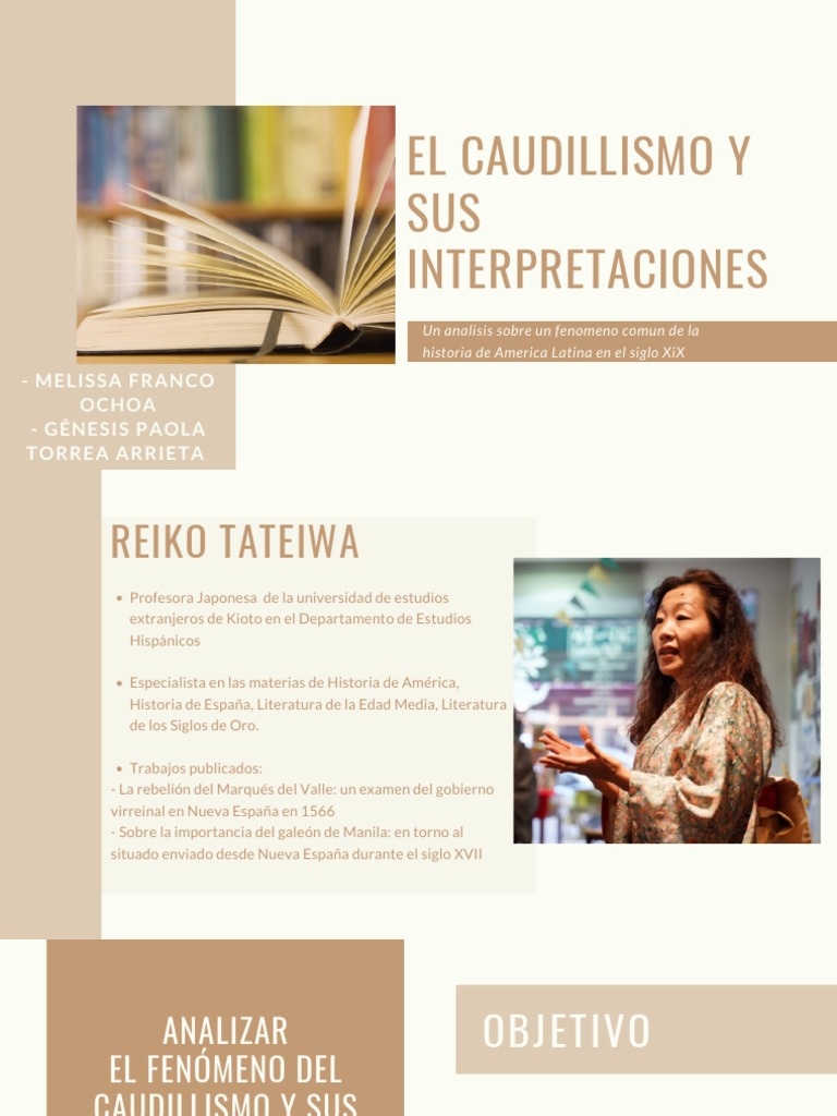 EL Caudillismo Y SUS INTERPRETACIONES | PDF | Nueva españa | America latina