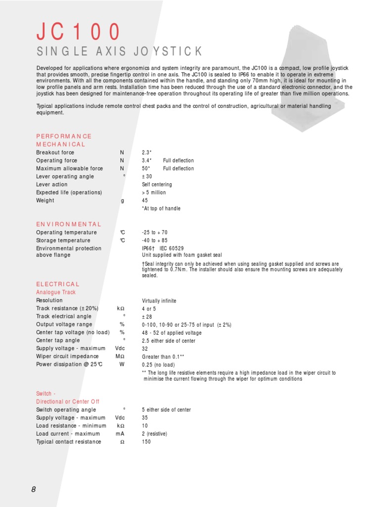 JC100 Jun07 EN | PDF | Electrical Connector | Electrical Resistance And ...