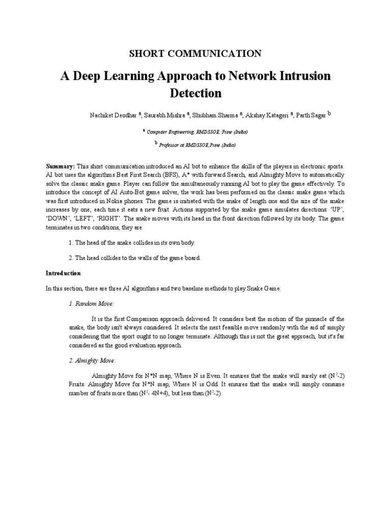 SHORT COMMUNICATION Final | PDF | Machine Learning | Deep Learning