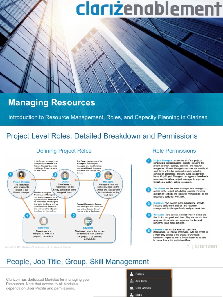 Clarizen - Resources | PDF | Icon (Computing) | Resource