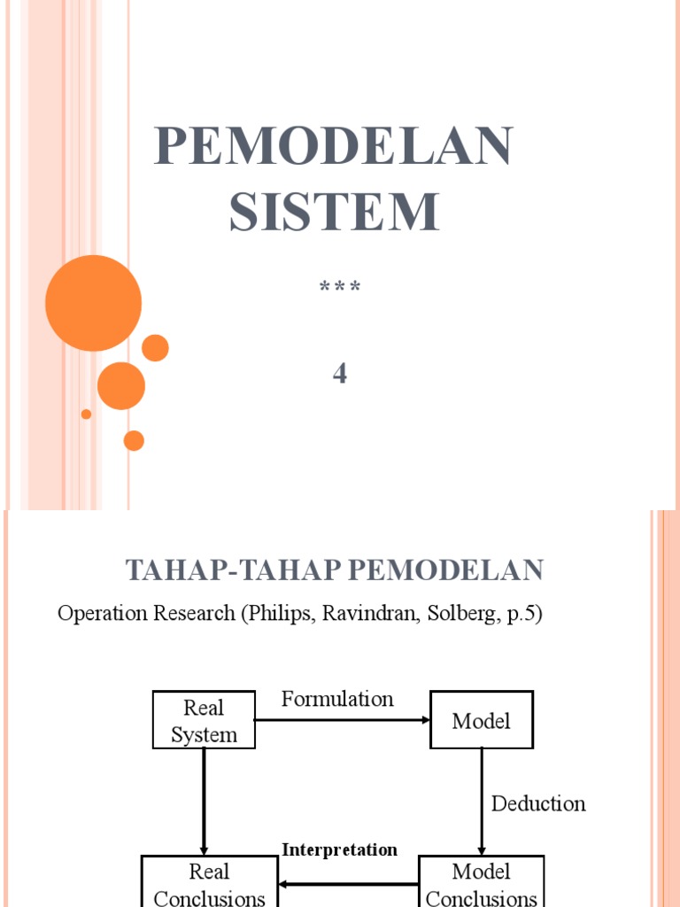 Tahapan Pemodelan dalam Riset Operasi | PDF | Scientific Method | Analysis