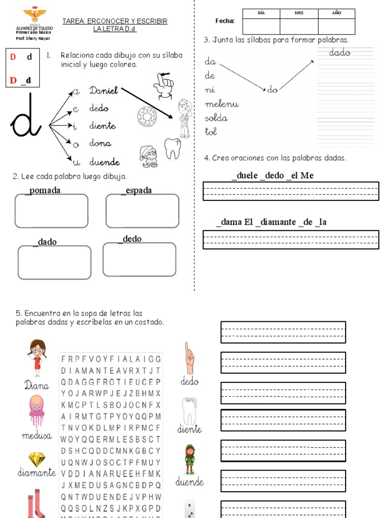 Tarea - Letra D - 2 | PDF