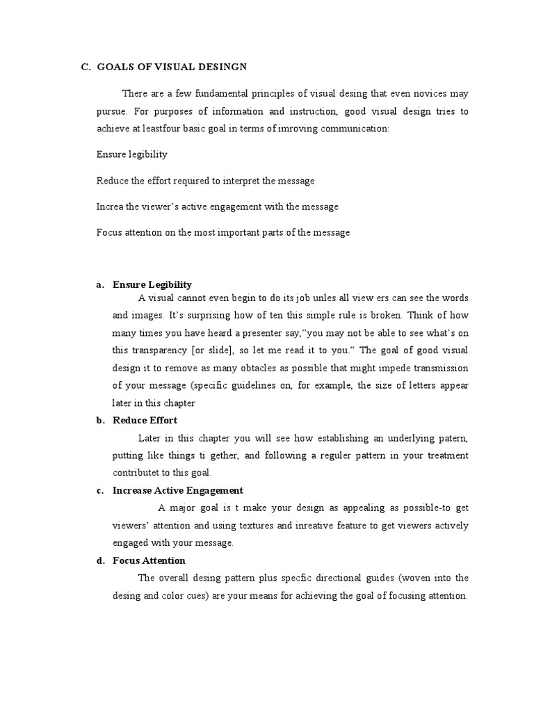 Visual Design Principles for Communication | PDF | Typography | Design