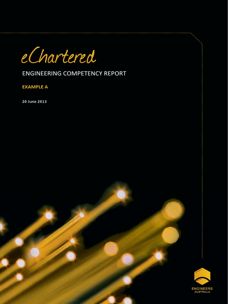 Engineering Competency Report: Example A | PDF | Specification ...
