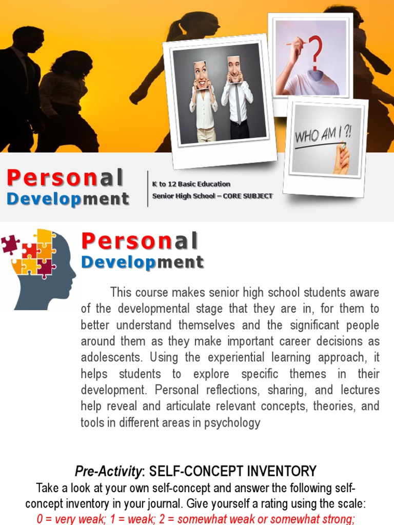 Per - Dev L1 | PDF | Self | Self Concept