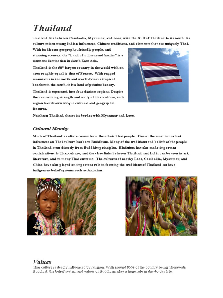 Thailand: Values | PDF | Thailand | Pyramid