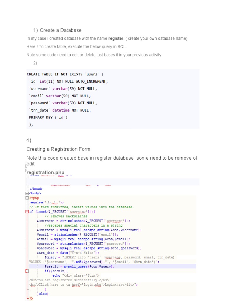 Create A Database - Alma | PDF
