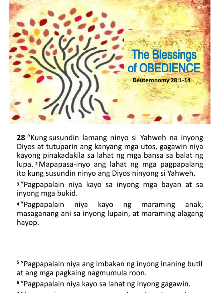 The Blessings of OBEDIENCE | PDF