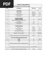 Rain Water Drainage Design Calculation Sheet | PDF | Storm Drain | Rain