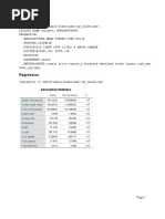 Outreg 2 | PDF | Regression Analysis | Dependent And Independent Variables