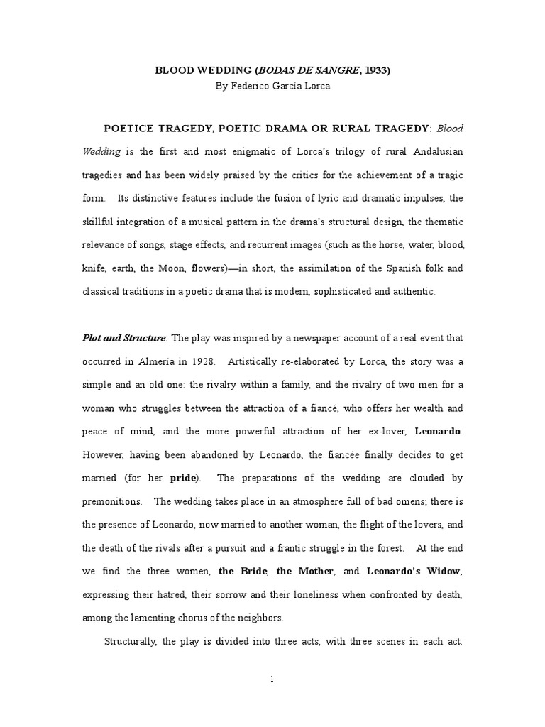 Blood wedding full text | Beachweddingtips.com