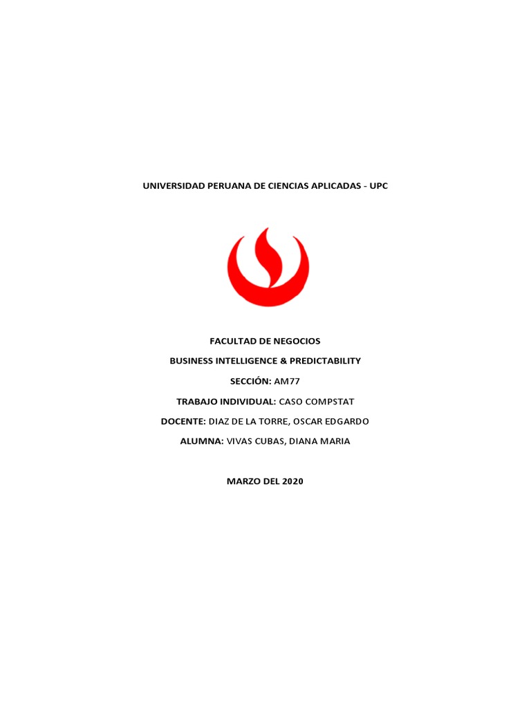 Caso Compstat PDF | PDF | Policía | Thriller y crimen