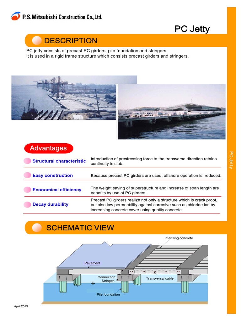 PC Jetty PC Jetty: Description | PDF | Precast Concrete | Concrete