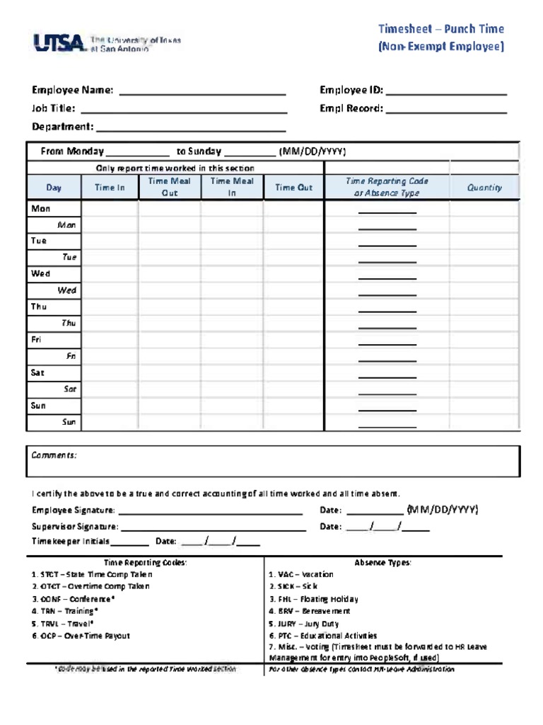 Overtime Sheet Sample Download in PDF | PDF