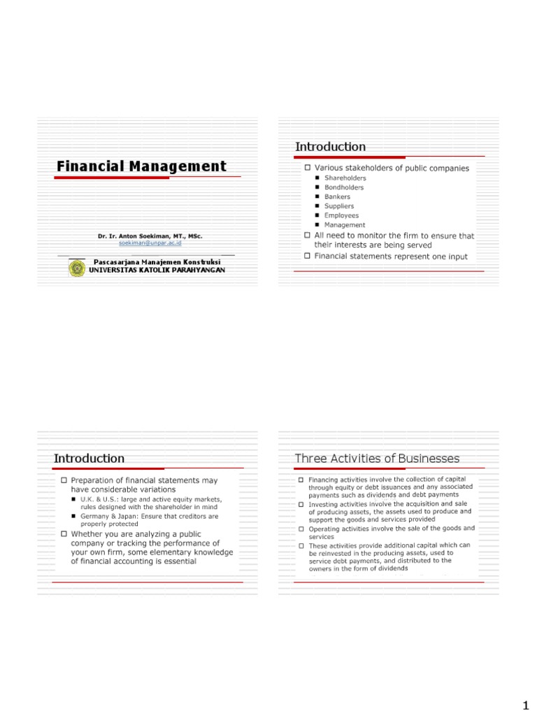 Financial Management Essentials Guide | PDF