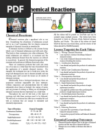 A Detailed Lesson Plan in Chemical Reactions | PDF | Chemical Reactions ...