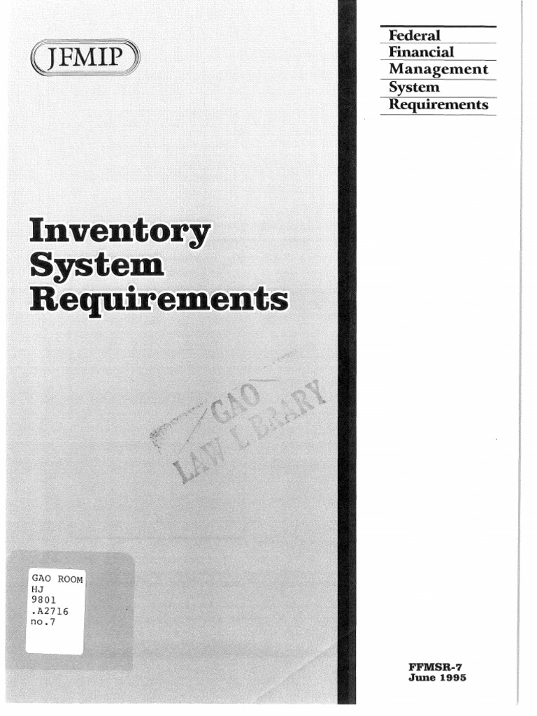 Qfmip) : Federal Financial Management System Requirements | PDF | Chief ...