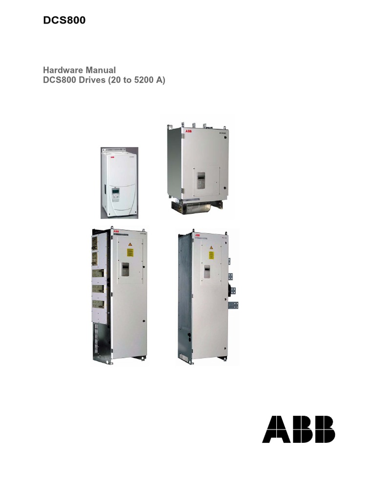 Hardware Manual DCS800 Drives (20 To 5200 A) | PDF | Switch | Power ...