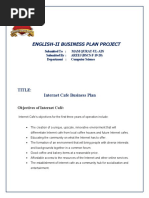 Example Business Plan Internet Cafe | PDF | Internet | Pricing