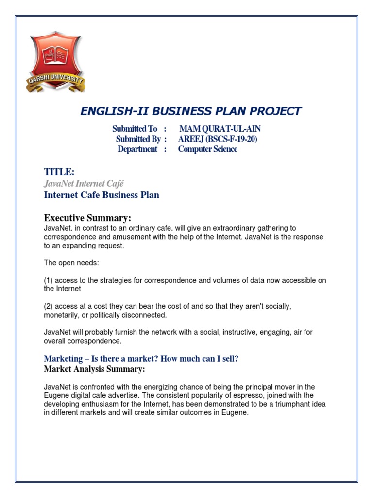 English Business Plan | PDF | Depreciation | Insurance