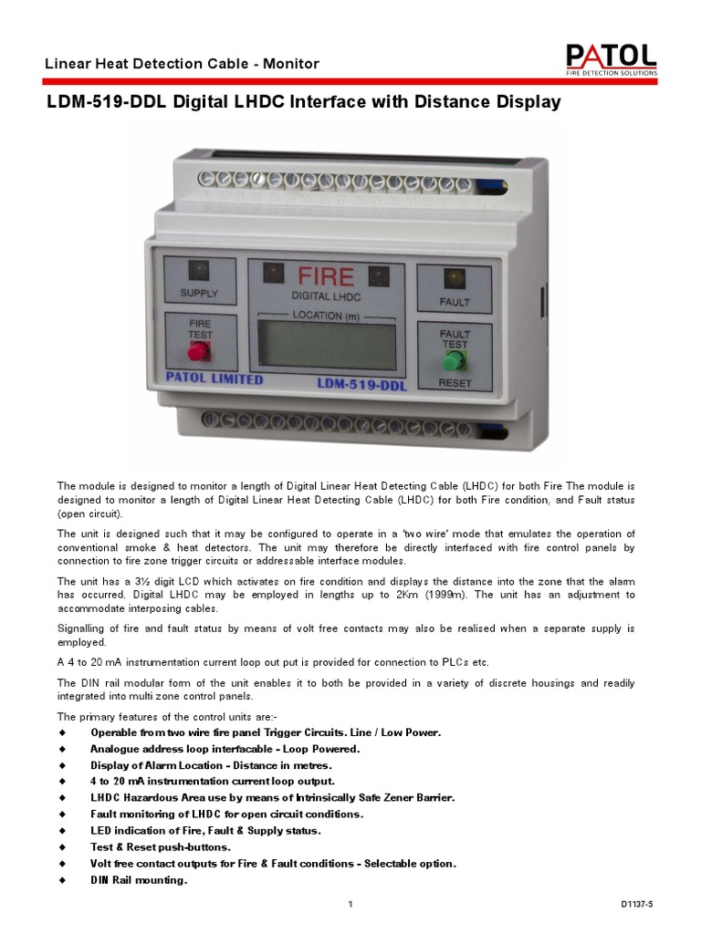 Digital LHDC Monitoring Module | PDF | Relay | Resistor