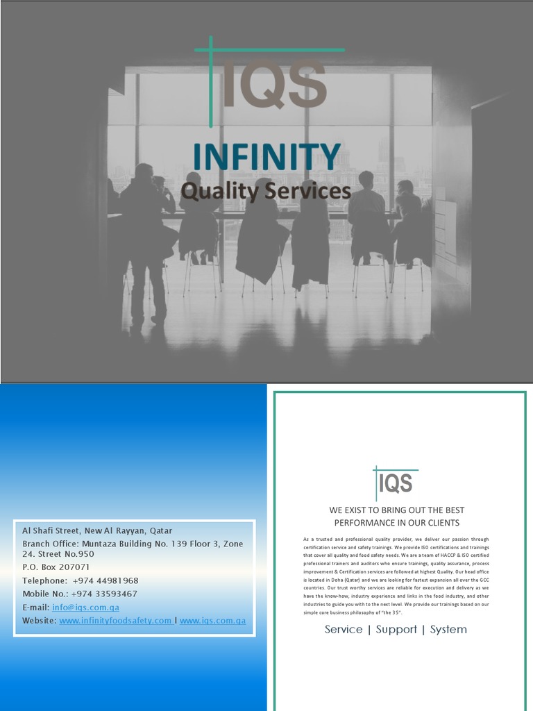 Iqs Company Profile | PDF | Sustainable Business | Iso 9000