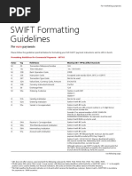 Swift Formatting Guidelines Mt103 Mt210 | PDF | Ubs | Payments