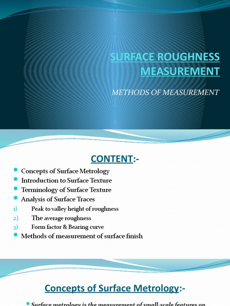 Surface Roughness | PDF | Surface Roughness | Machining