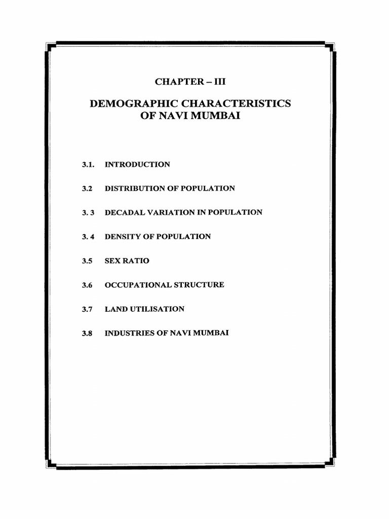 14 - Chapter 3 PDF | PDF | Demography | Mumbai
