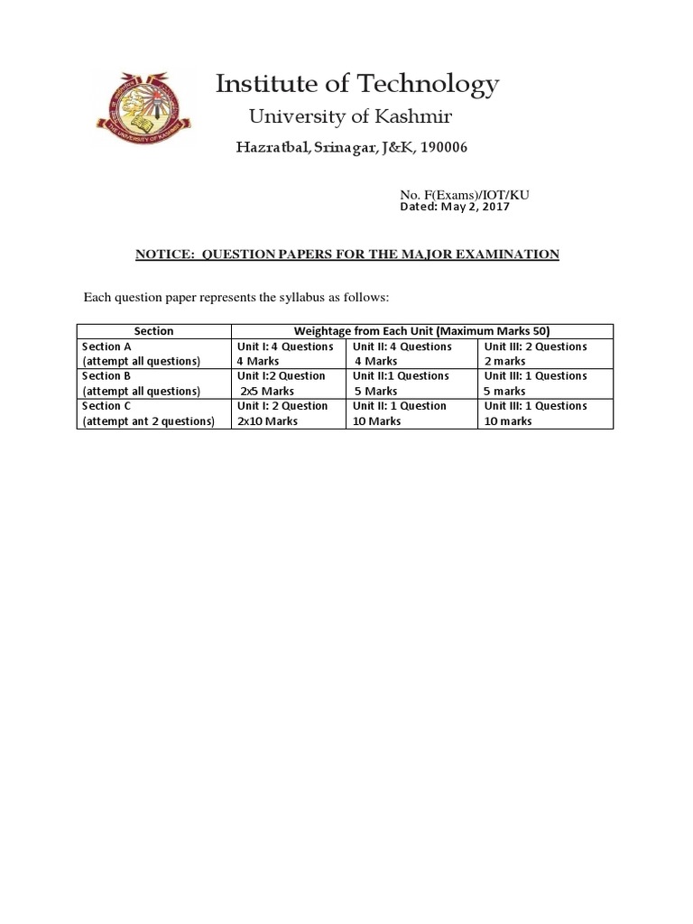 Marks Distribution | PDF