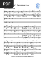 Unang Alay (Kunin at Tanggapin - Music Sheet) | PDF