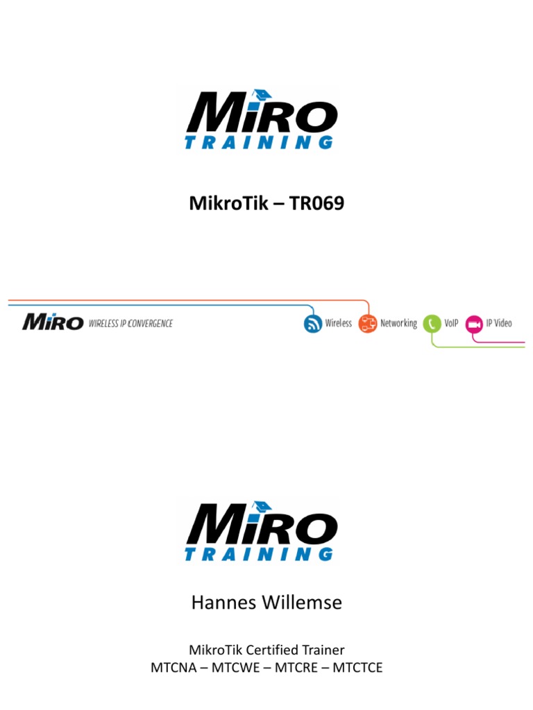 Mikrotik - Tr069 | PDF | Information And Communications Technology ...
