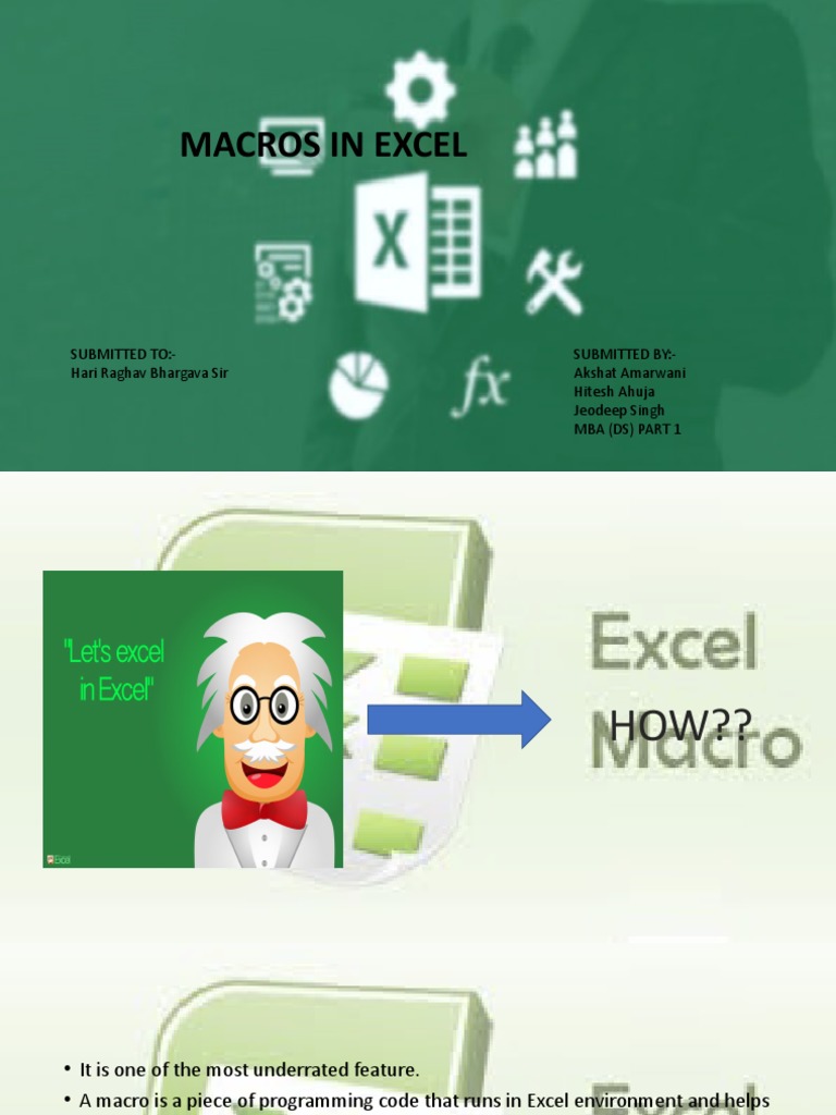 CFM Final | Download Free PDF | Macro (Computer Science) | Microsoft Excel