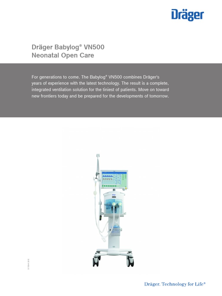 Babylog-Vn500 With HFO | PDF | Breathing | Respiration