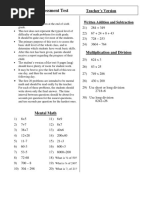 6th Grade Math STAAR Practice Test | PDF | Mathematics