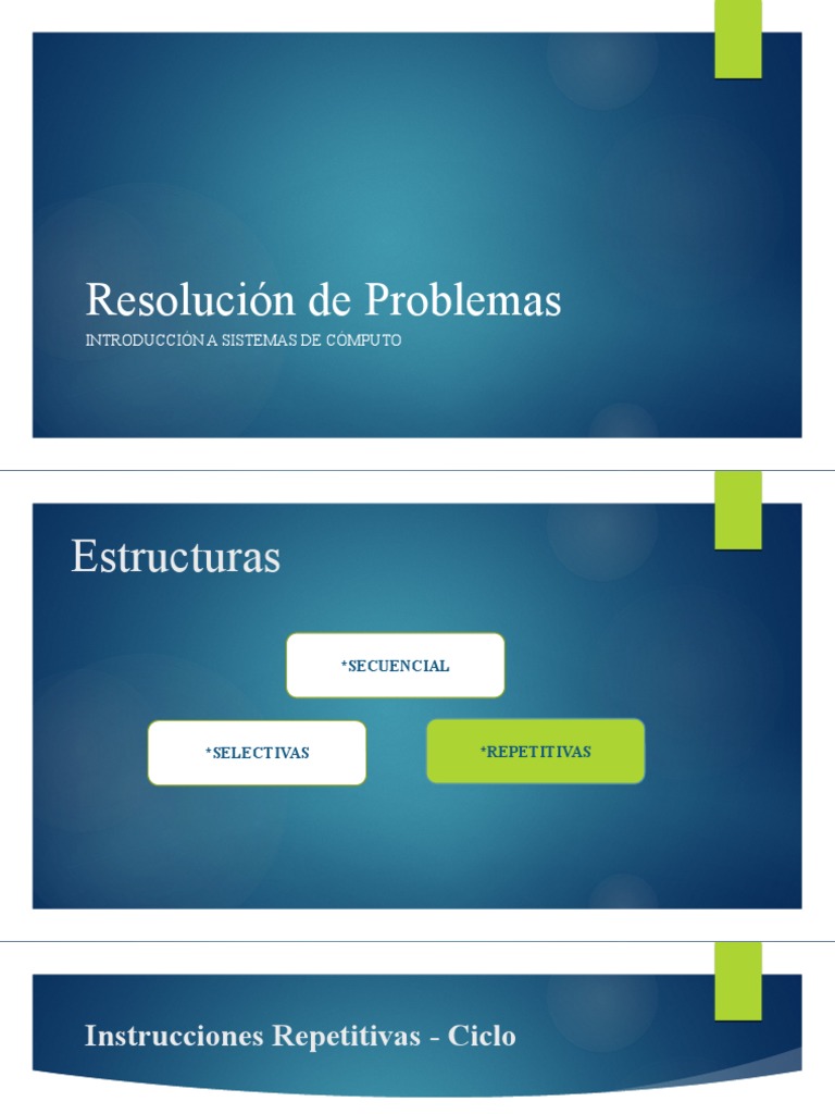 Estructuras Repetitivas | PDF | Algoritmos | Programa de computadora