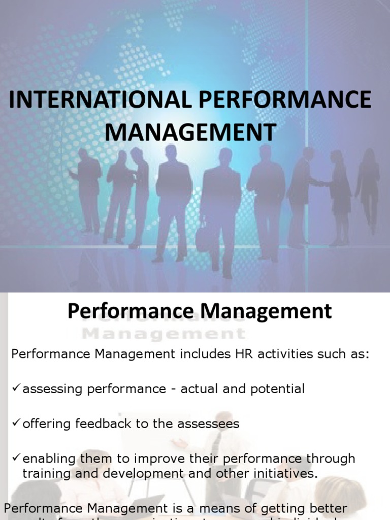 International Performance Management | PDF | Performance Appraisal | Goal