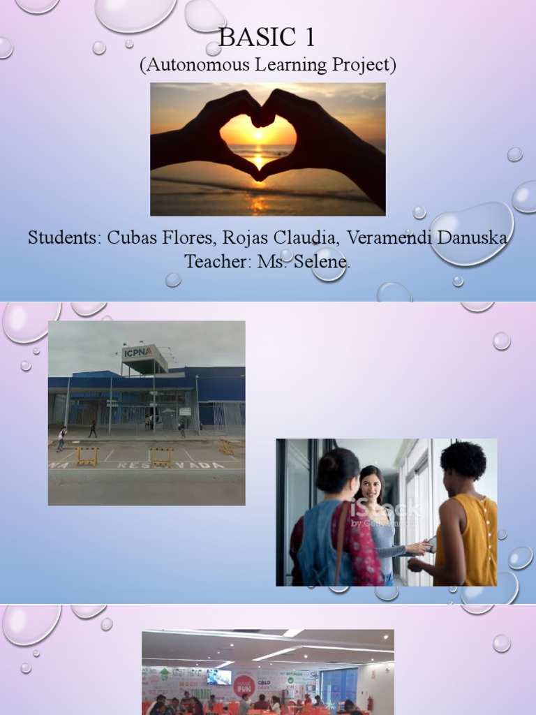 (Autonomous Learning Project) : Basic 1 | PDF