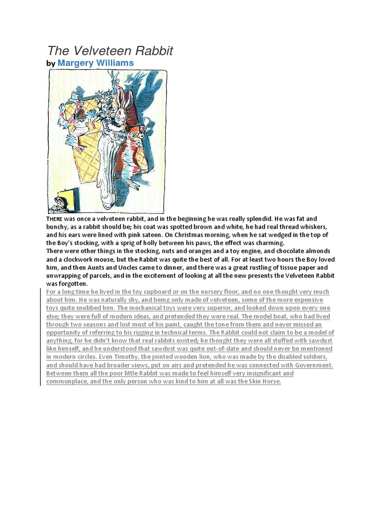 The Velveteen Rabbit | PDF | Rabbit | Nature