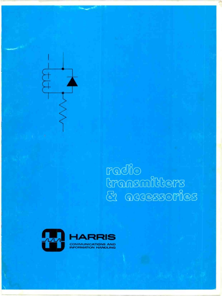 Harris Transmitter and antenna catalog | Vacuum Tube | Transmitter