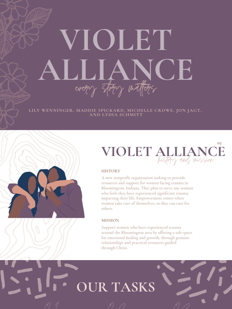 Violet Alliance Presentation | PDF | Liability Insurance | Volunteering