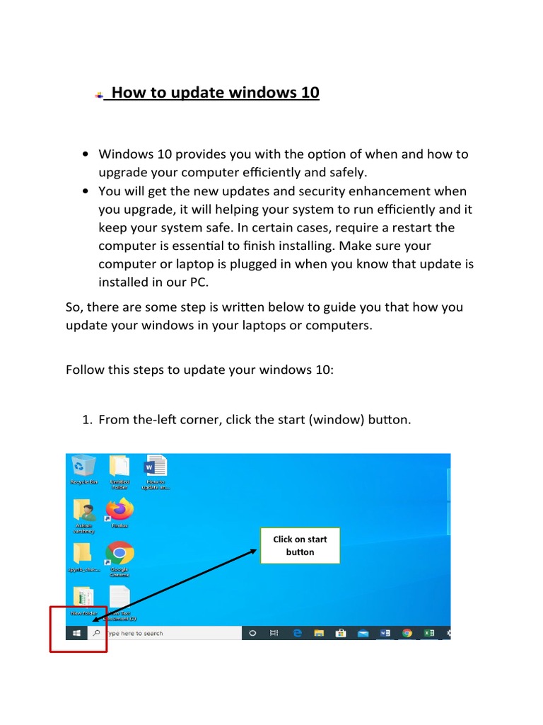Update Guide for Windows 10 | PDF