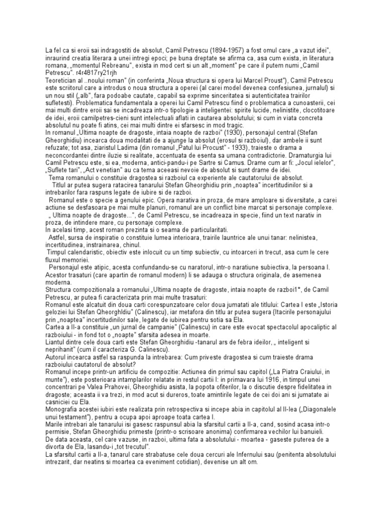 Ultima Noapte | PDF