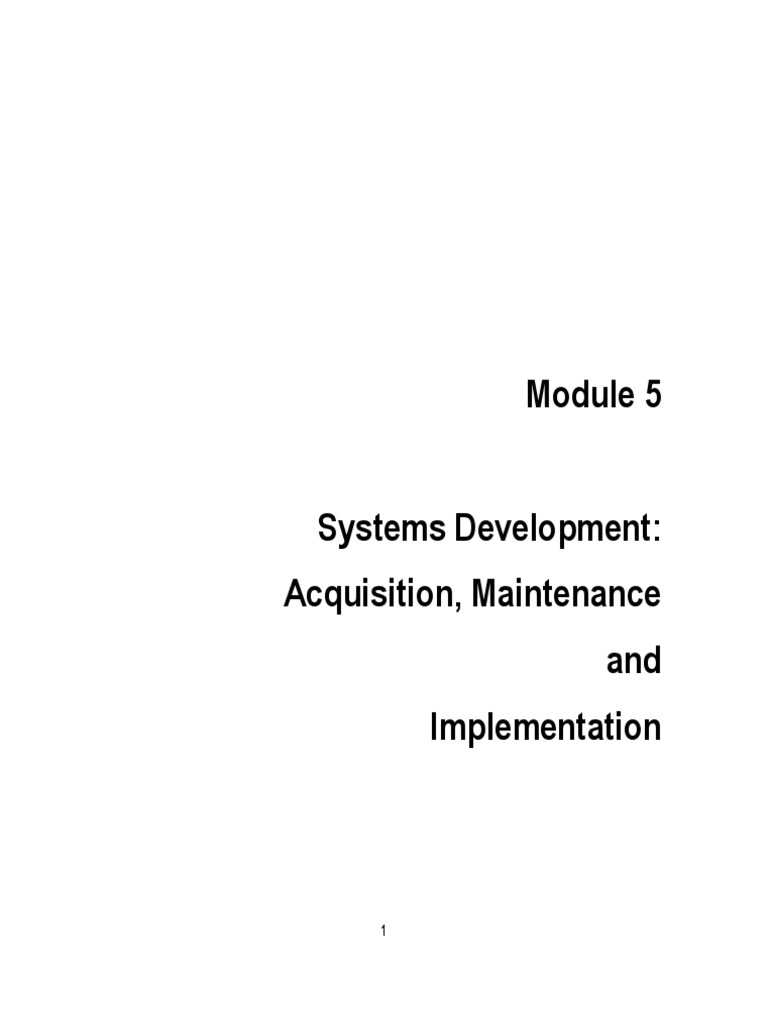 Module 5 SDLC | PDF | Software Development Process | Project Management