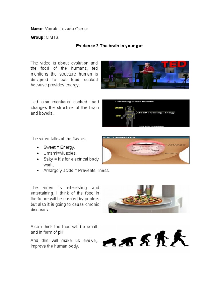 Name: Viorato Lozada Osmar. Group: 5IM13. Evidence 2.the Brain in Your Gut | PDF