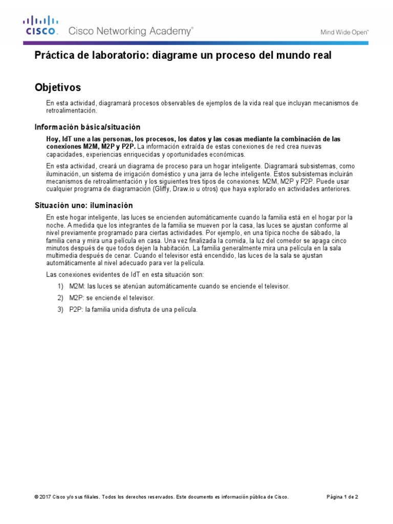 1.1.3.12 Lab - Diagram A Real-World Process PDF | PDF | Leche | Informática