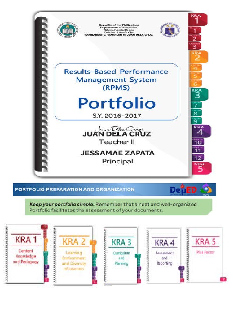 RPMS Portfolio 2 Sample | PDF | Lesson Plan | Educational Assessment